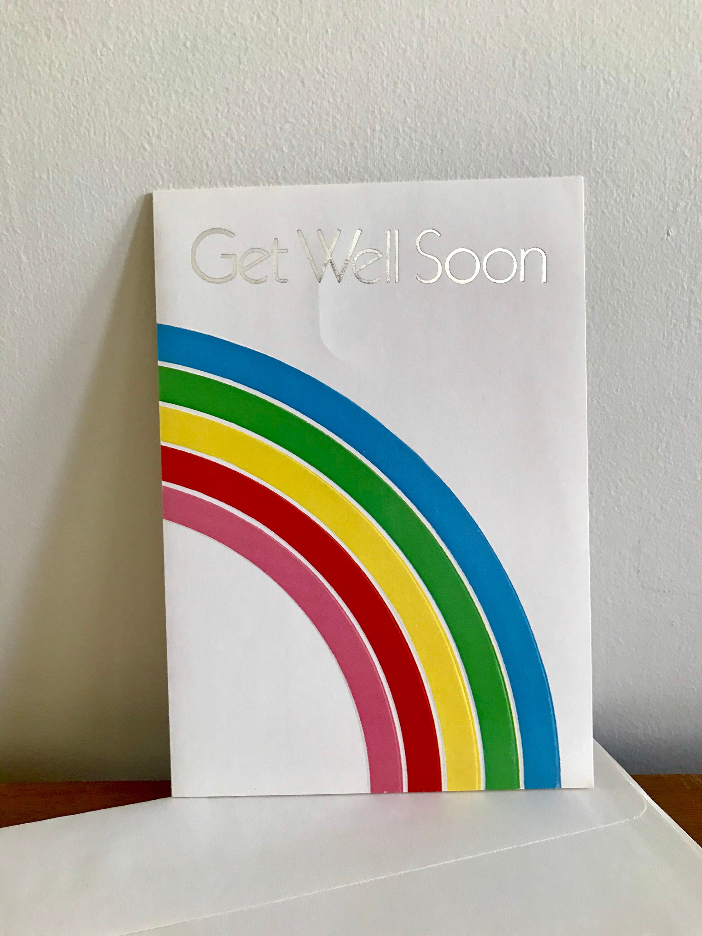 Get Well Wishes Card Large Get Well Card Unused Greeting - Etsy