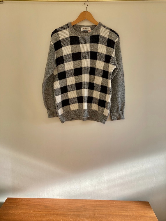 Vintage 70s/80s Wool Plaid Pencil Skirt - Gem