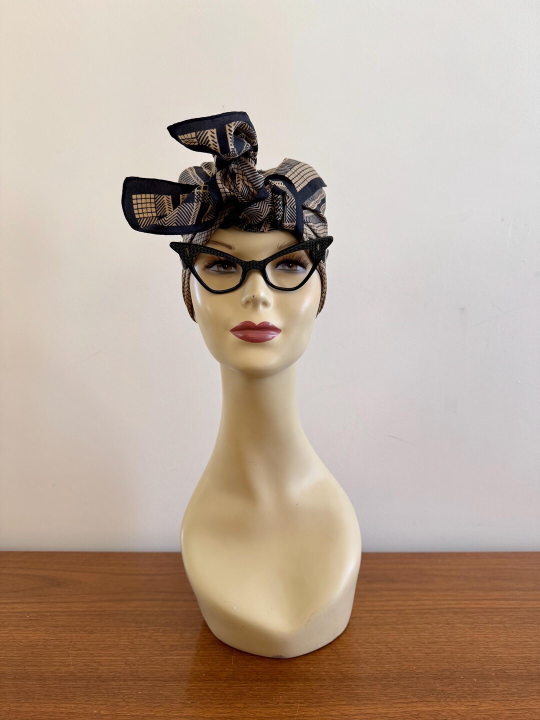 Vintage 1950s IDOS Cat Eye Frames: Polka Dot Winged Glasses - Etsy