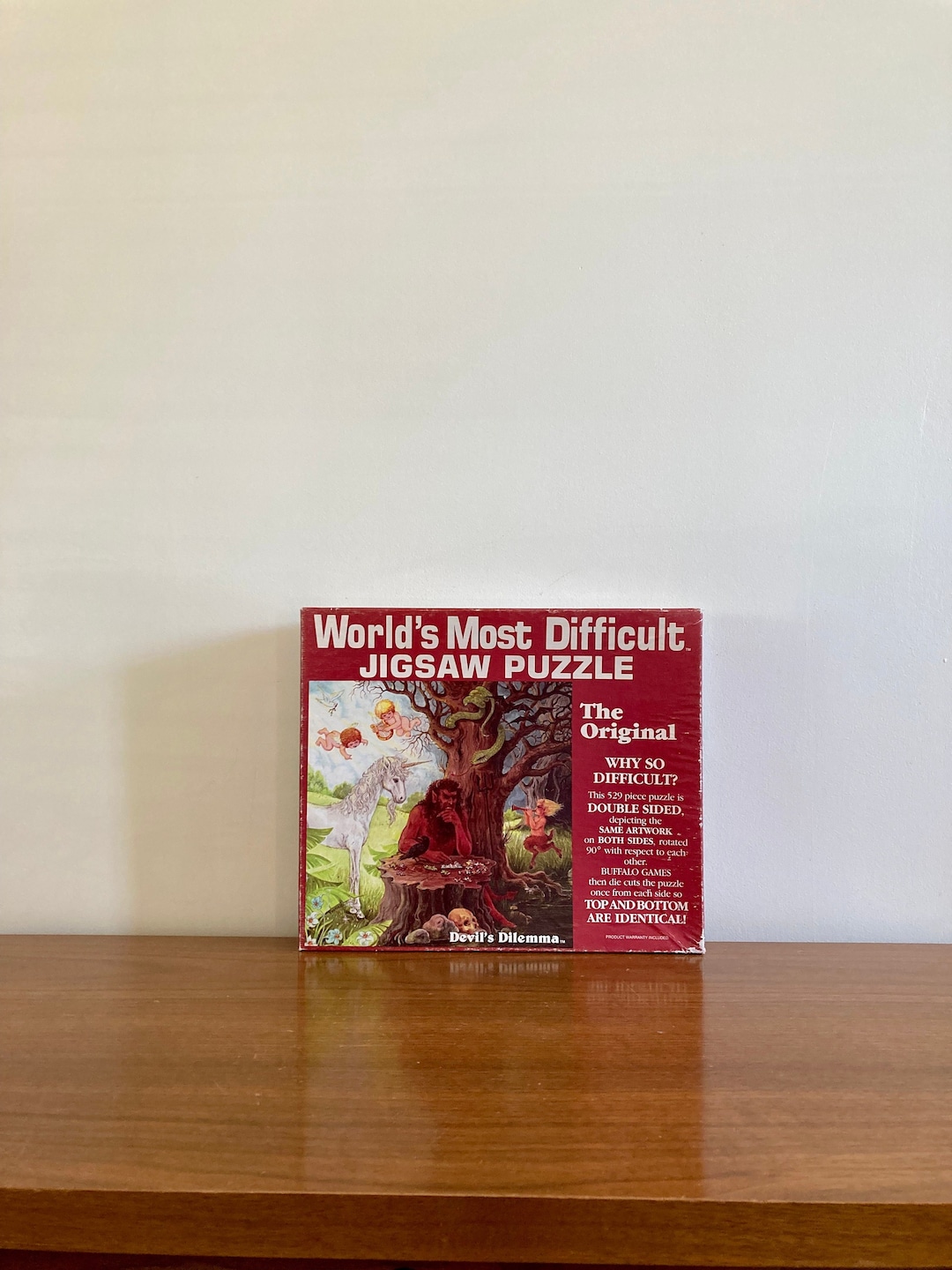 World's Most Difficult Jigsaw Puzzle Vintage Two Sided Jigsaw Puzzle ...