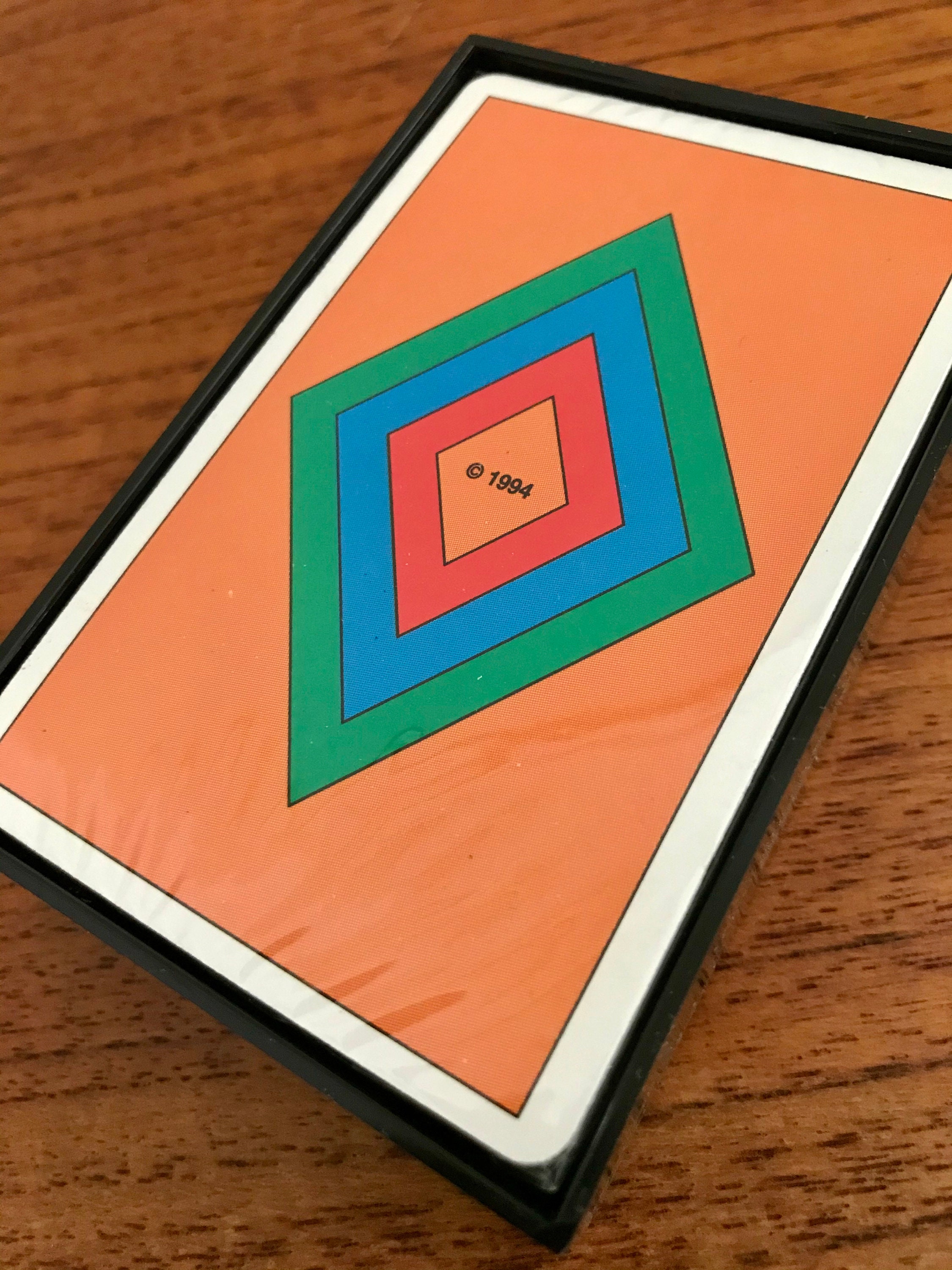 Retro Playing Cards 90s Vintage Playing Cards Geometric | Etsy