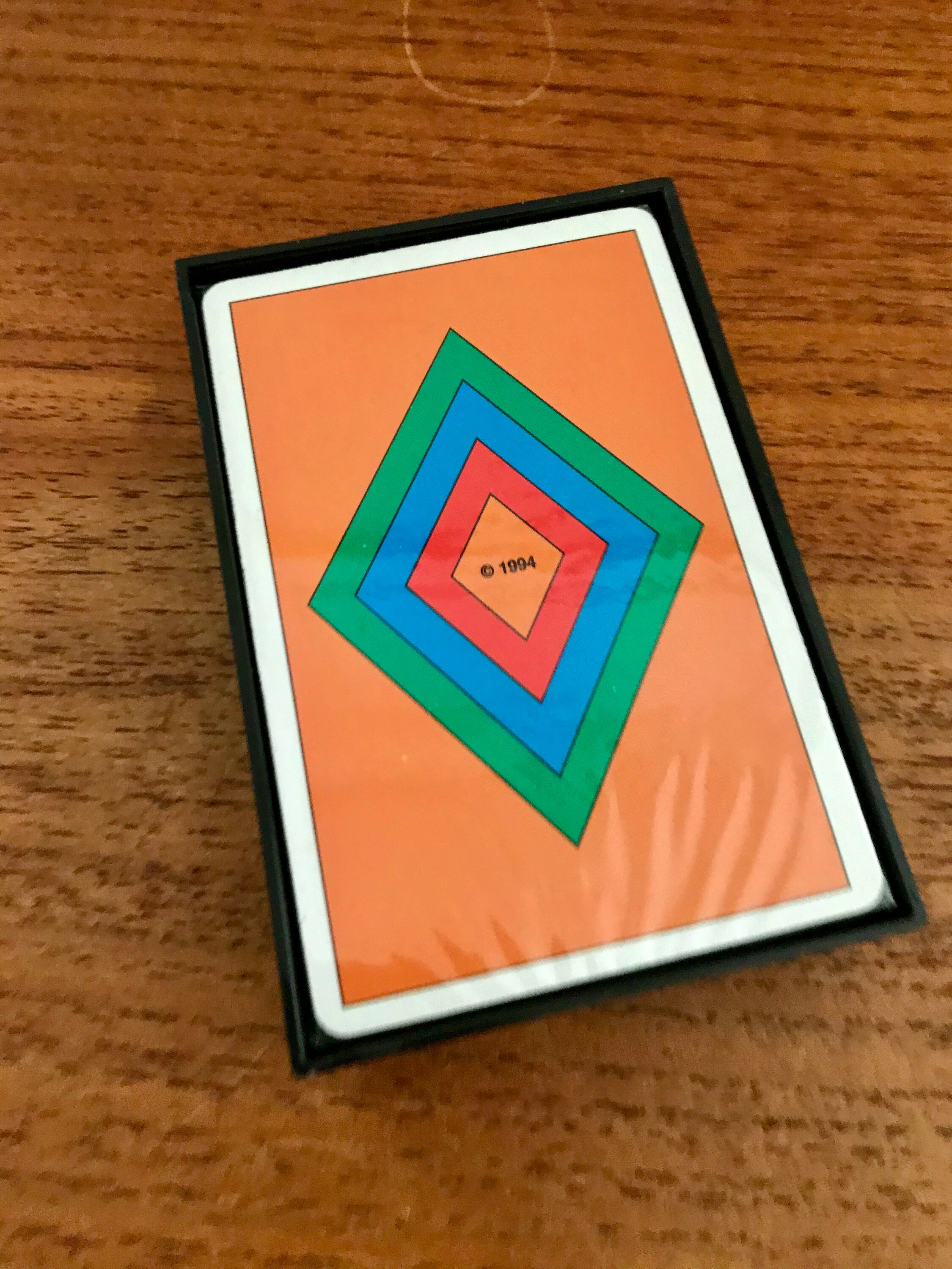 Retro Playing Cards 90s Vintage Playing Cards Geometric | Etsy