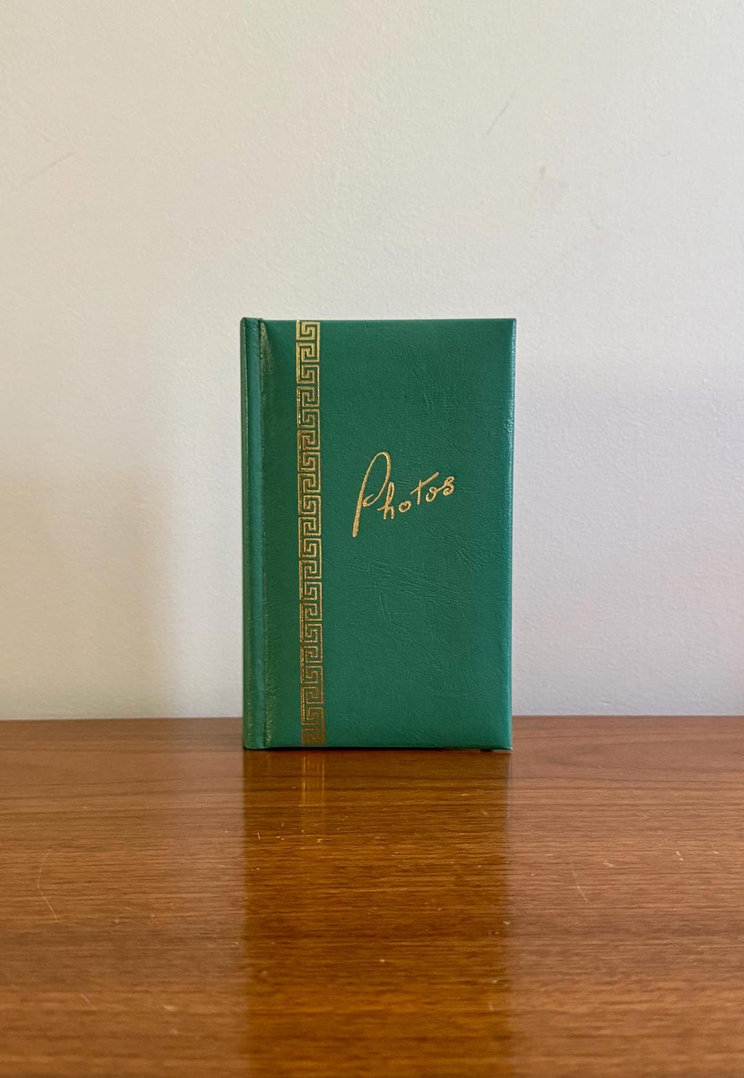 Charming Vintage Photo Album | 1950's Photo Album | Turquoise and Gold ...