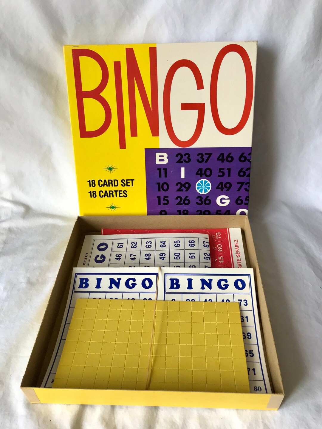 NOS BINGO Game | Vintage Bingo Game | NEW in Box | 50s Party Games ...