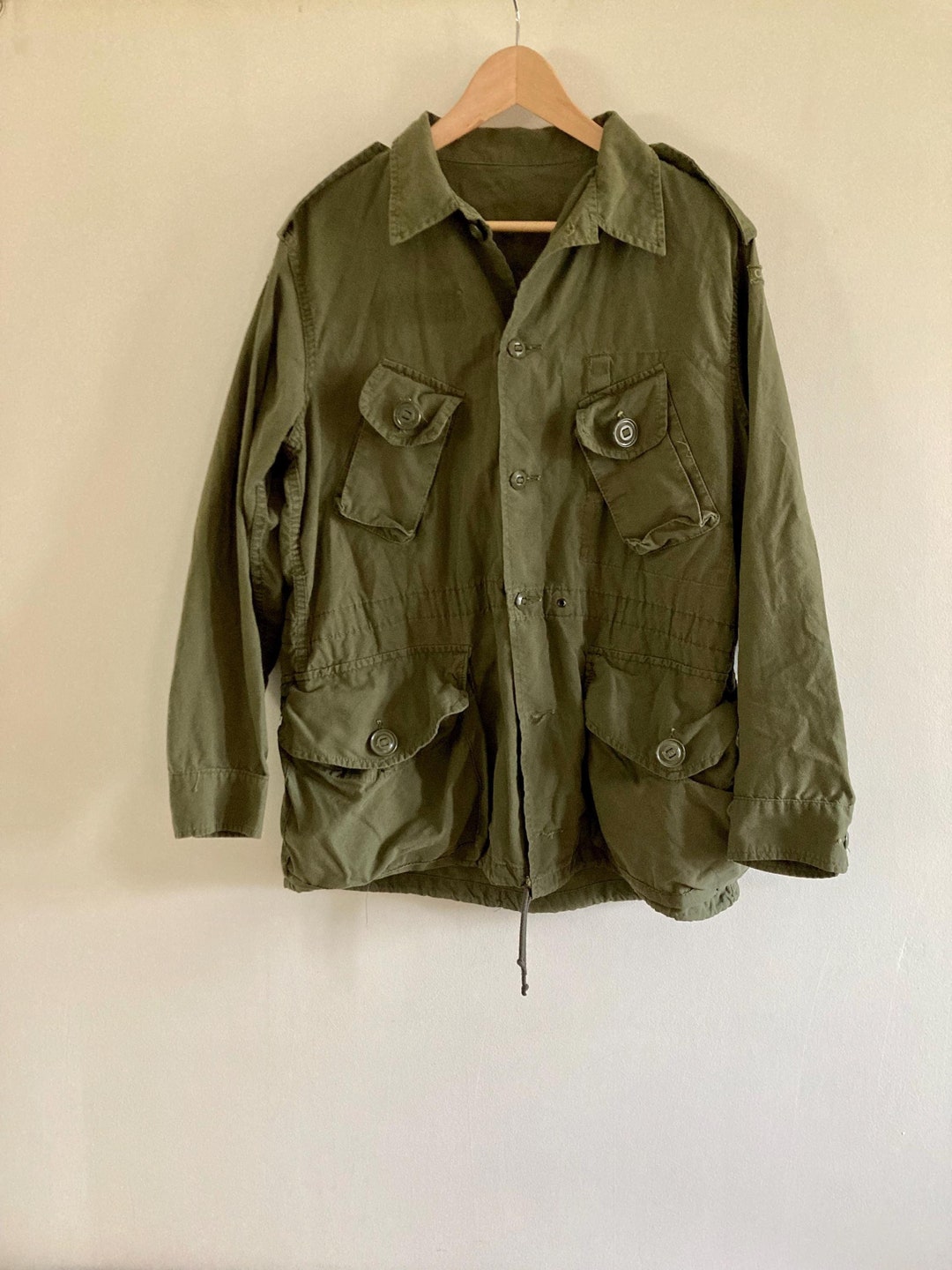 Vintage Canadian Army Jacket: 90s Olive Green Military Coat - Etsy
