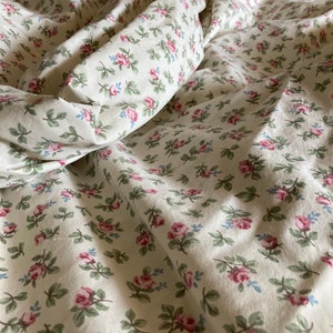 Laura Ashley Full Flat Sheet Vintage Double/queen Sheet - Etsy