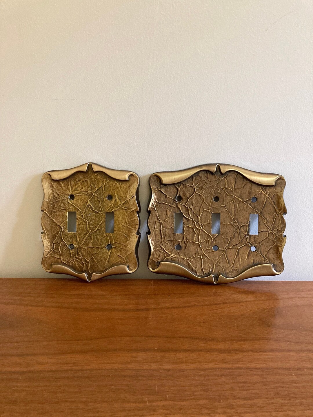 Double or Triple Switch Plate | Vintage Die Cast Light Switch Cover ...
