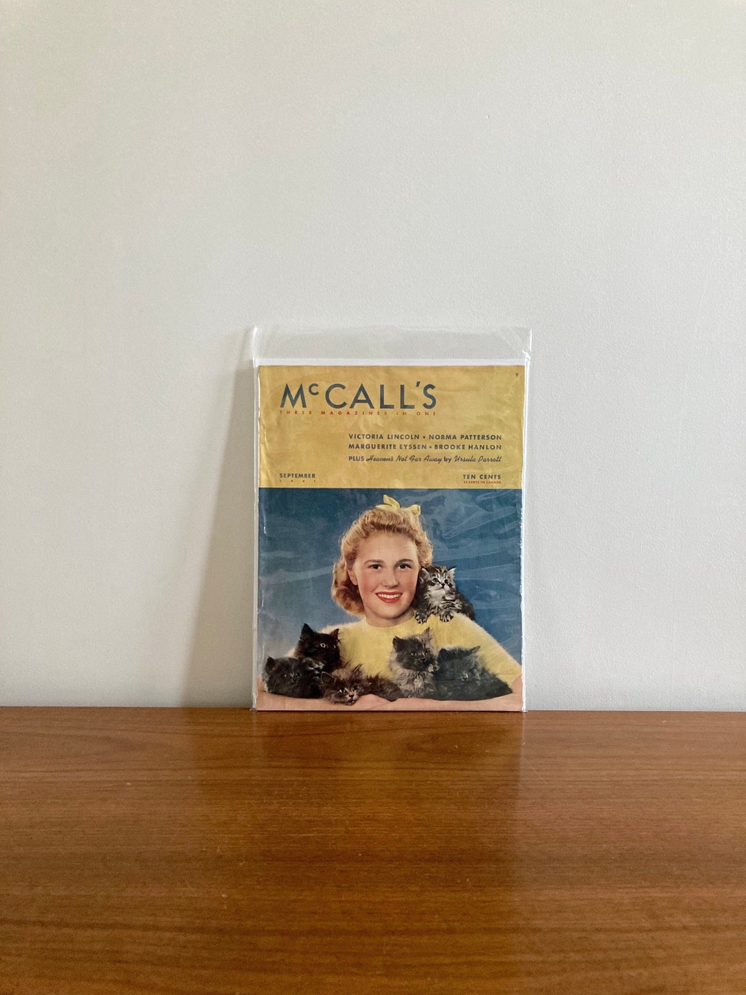 Vintage Mccall's Magazine September 1941: Joan Caulfield Cover - Etsy