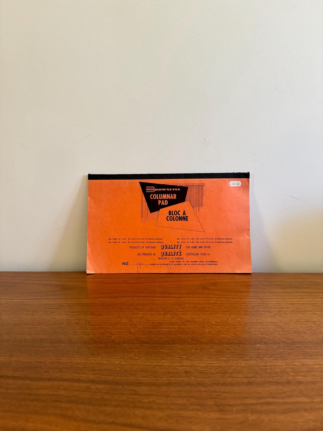 Columnar Pad | Retro Record Keeping Book | Vintage Notebook | Retro ...