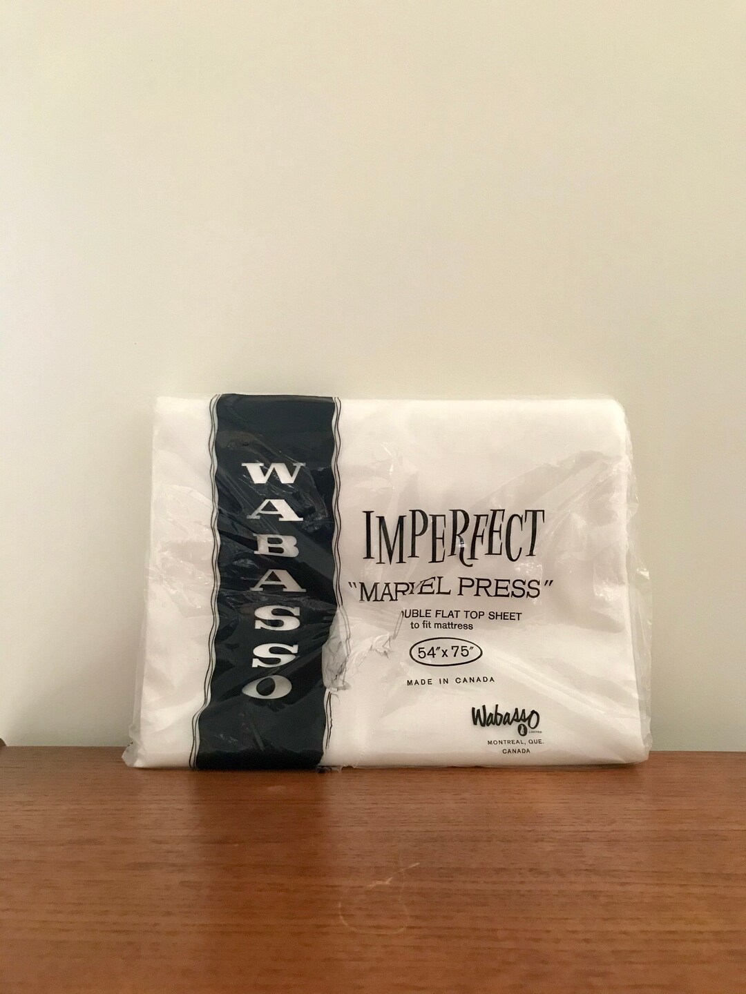NEW - White Flat Sheet | Wabasso Marvel Press "imperfect" White Flat ...