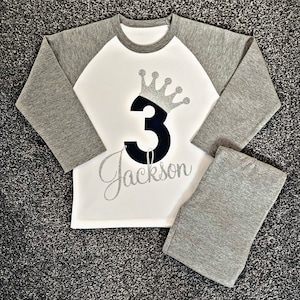 Personalised Unicorn Birthday Pyjamas 1st 2nd 3rd 4th 5th 6th 7th 8th ...