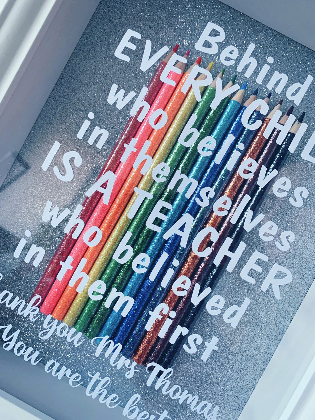 Teacher Gift Frame Welcome to Teachers Classroom Personalised School ...
