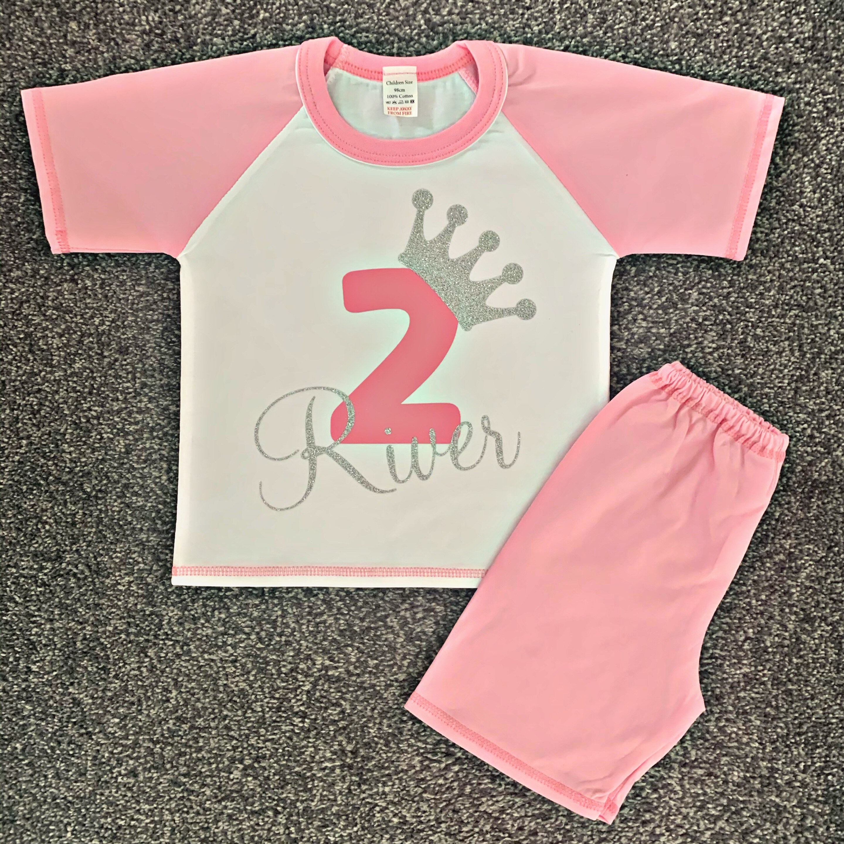 Personalised Unicorn Birthday Pyjamas 1st 2nd 3rd 4th 5th 6th - Etsy