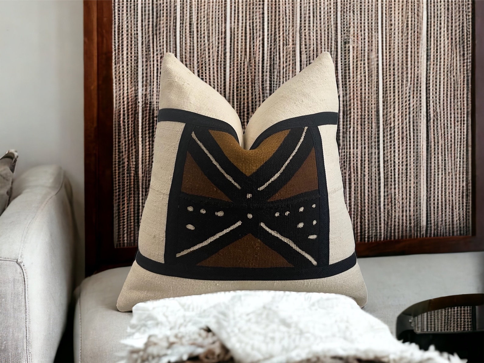 African Mud Cloth Pillow Cover Decorative Pillow Designer Pillowcase ...