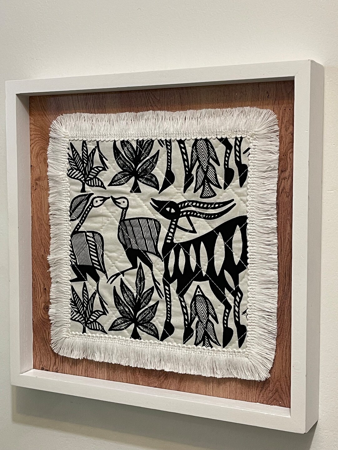 African Art Wall Hanging African Wall Art Fabric Wall Hanging Fabric ...