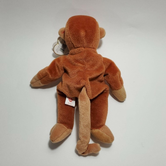 Toys & Games Vintage Ty Bongo Beanie Baby Monkey 1995 Plush Toy 9 ...