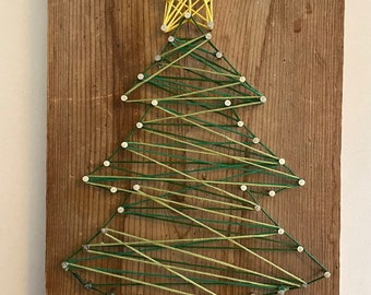 Christmas Trees, Tree String Art, Christmas Decor, Tree Sign, Christmas ...