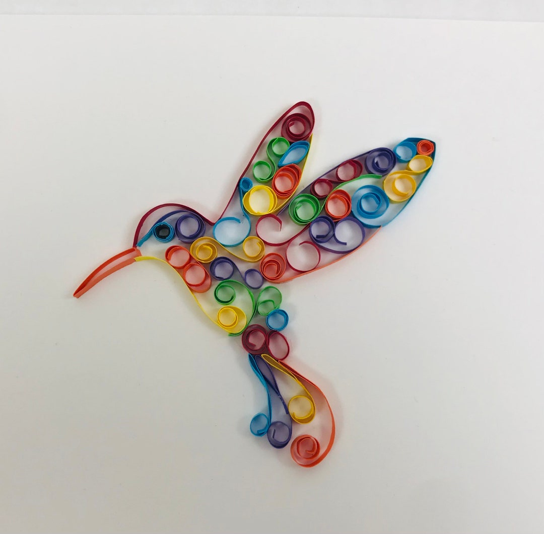 Quilled Hummingbird - Etsy