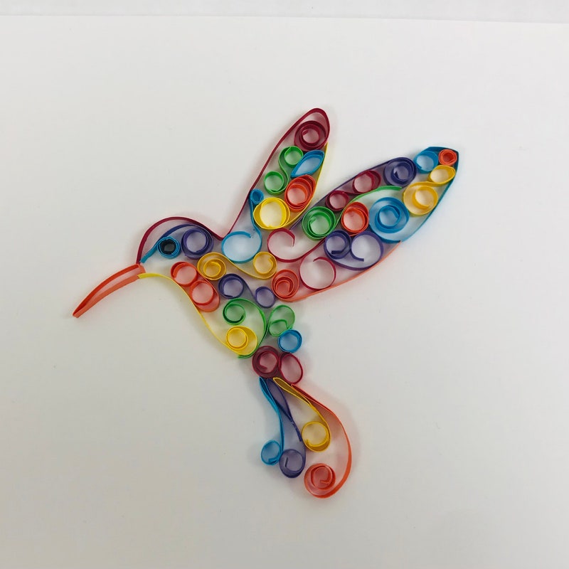Quilled Hummingbird - Etsy