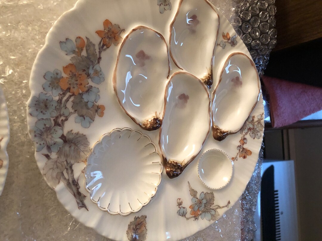 Haviland Porcelain Seafood Dinner Plates - Etsy