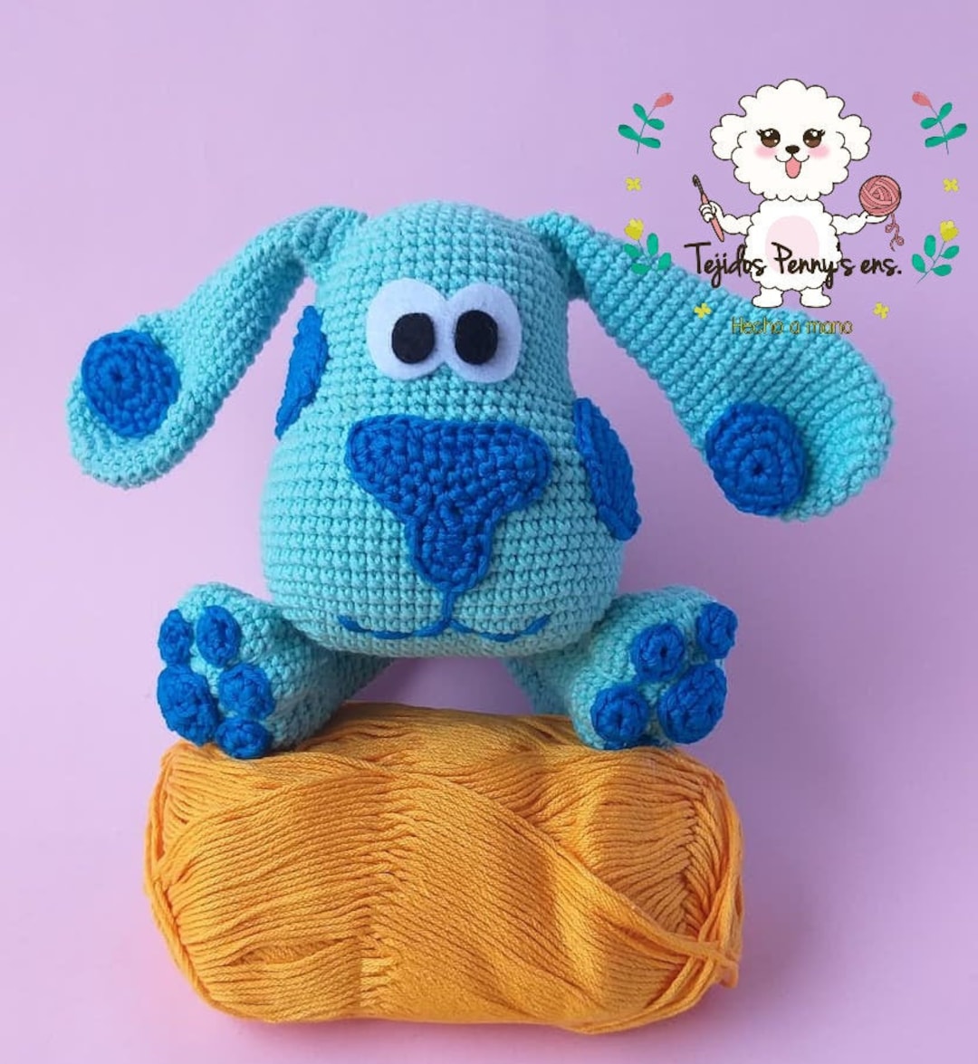 Blue Pattern Clues to Crochet PDF in Spanish and English - Etsy
