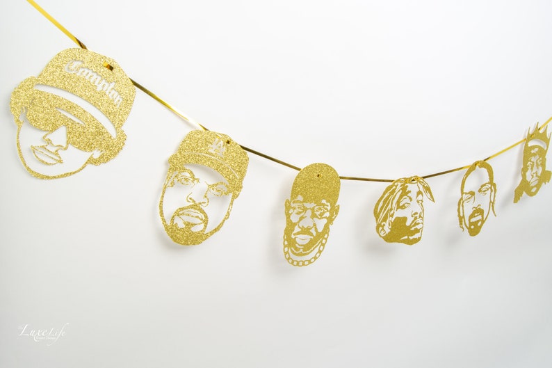 90s Hip Hop Icons Banner Rap Legends Rapper Party Hip Hop - Etsy