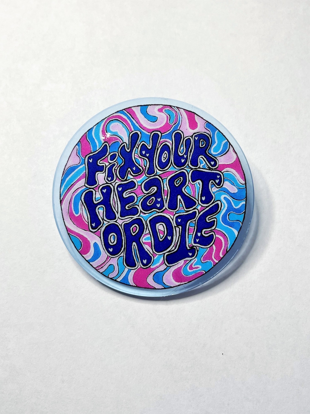 Fix Your Heart Twin Peaks Trans Rights LGBTQIA Acrylic Pin - Etsy