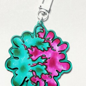 Splatoon Squid Sisters Deep Cut off the Hook Keychain Charm - Etsy