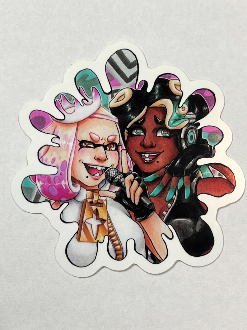 Splatoon Squid Sisters Deep Cut off the Hook Nintendo Vinyl - Etsy