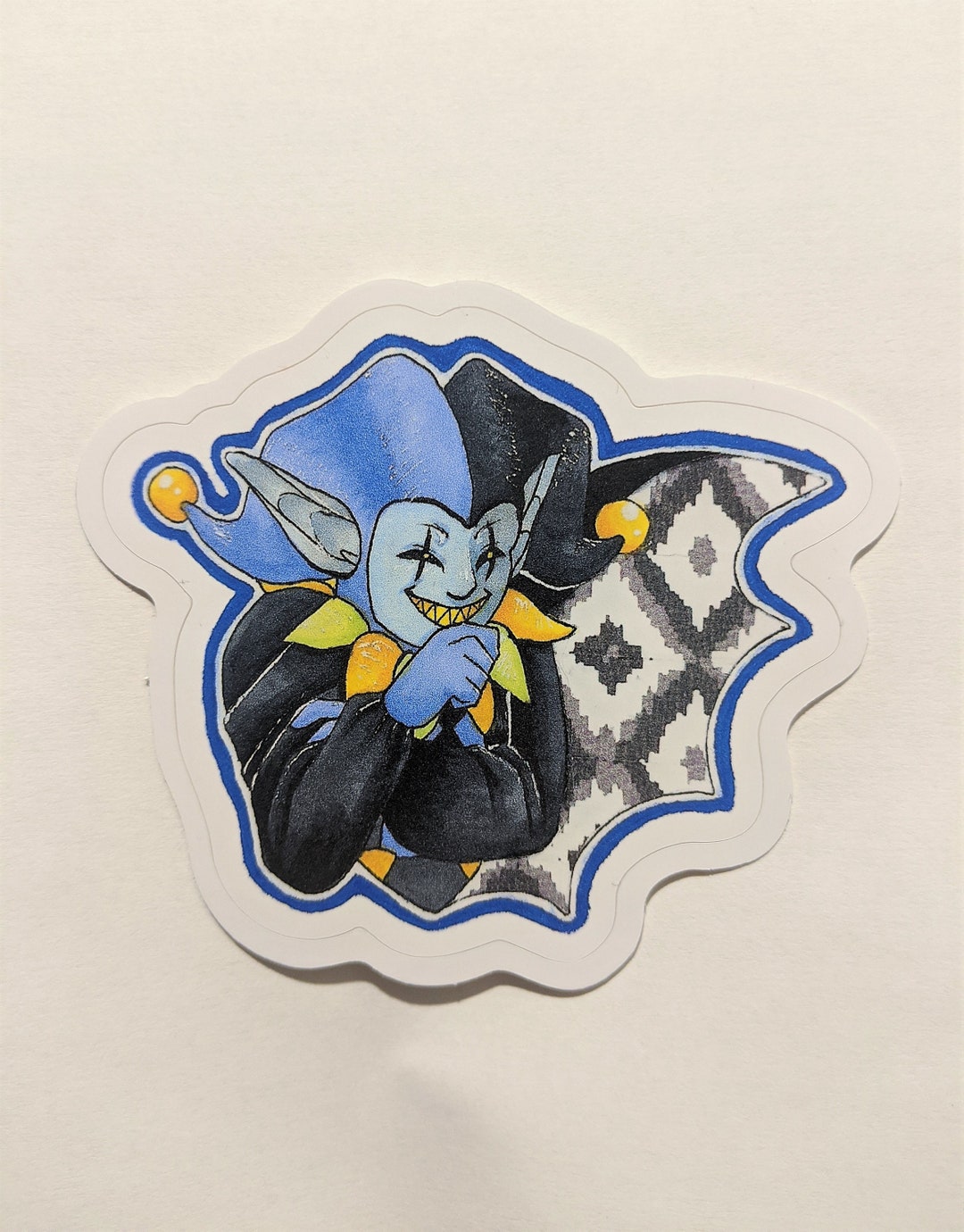 Deltarune Undertale Jevil Sticker - Etsy