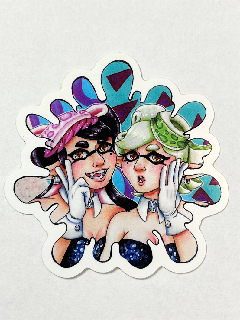 Splatoon Squid Sisters Deep Cut off the Hook Nintendo Vinyl - Etsy