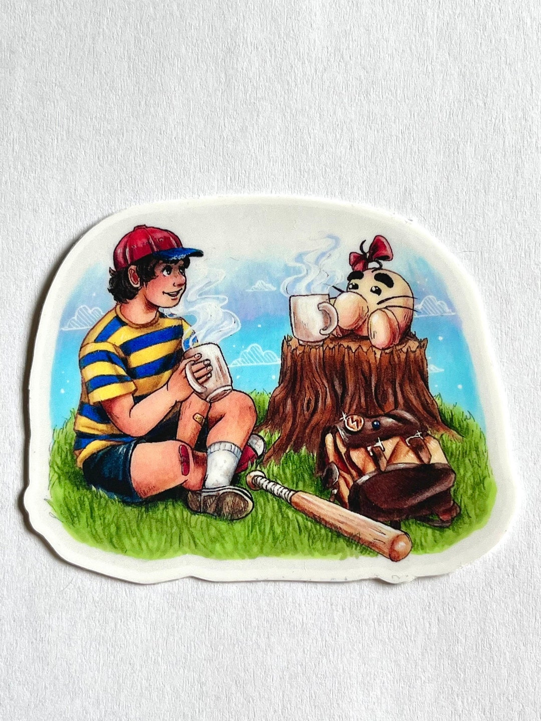 Earthbound Ness Retro Nintendo Vinyl Stickers - Etsy