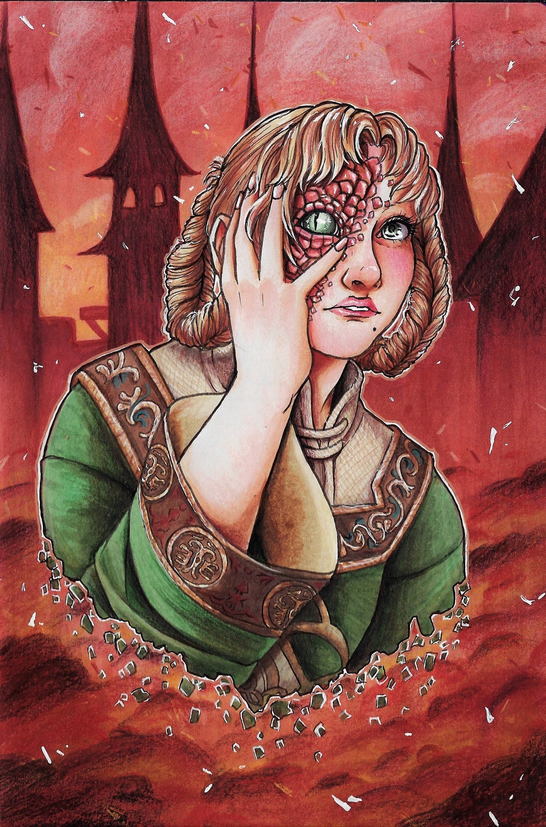 Rya Volcano Manor Elden Ring Soulsborne Print - Etsy