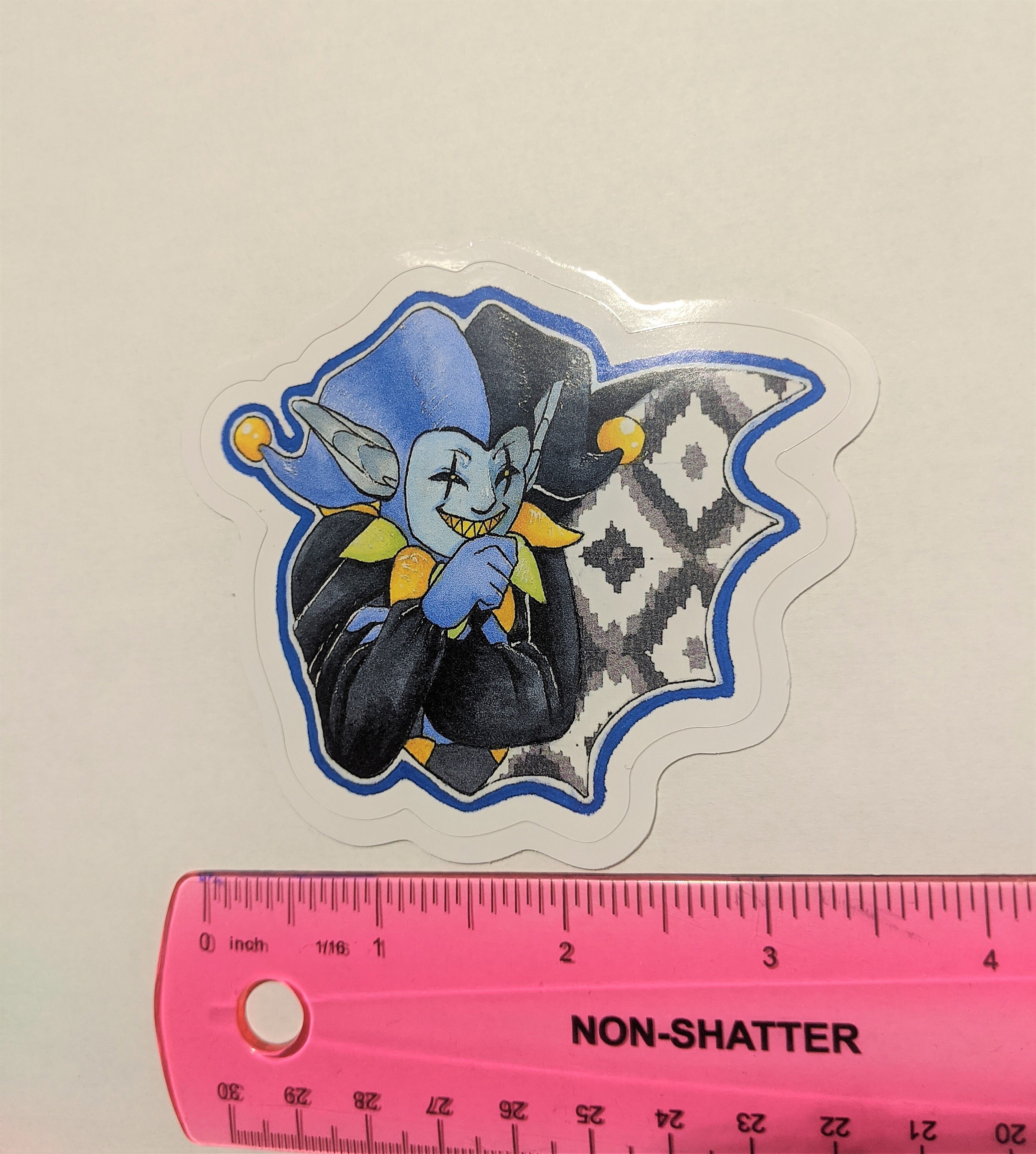 Deltarune Undertale Jevil Sticker - Etsy