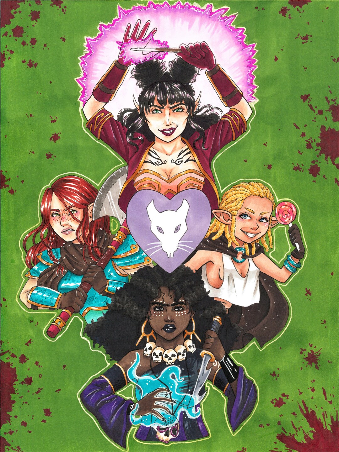 Rat Queens Dungeons and Dragons Print - Etsy