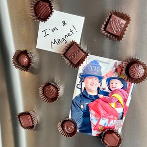 Fake Chocolate Truffle Fridge Magnets: Foodie Gift Set - Etsy