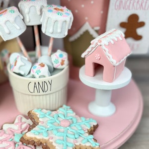 Pastel Gingerbread Bundle | Gingerbread Candy Wonderland Tiered Tray ...
