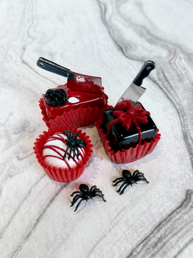 Fake Horror Themed Candies Set – Gothic Halloween Decor, Spooky ...
