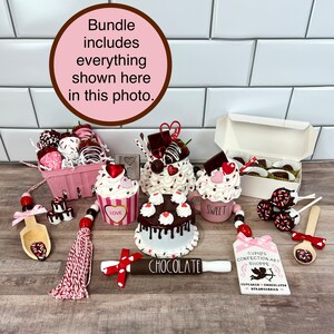 Valentine's Day Chocolates Tiered Tray Bundle - Fake Chocolates Set - Etsy