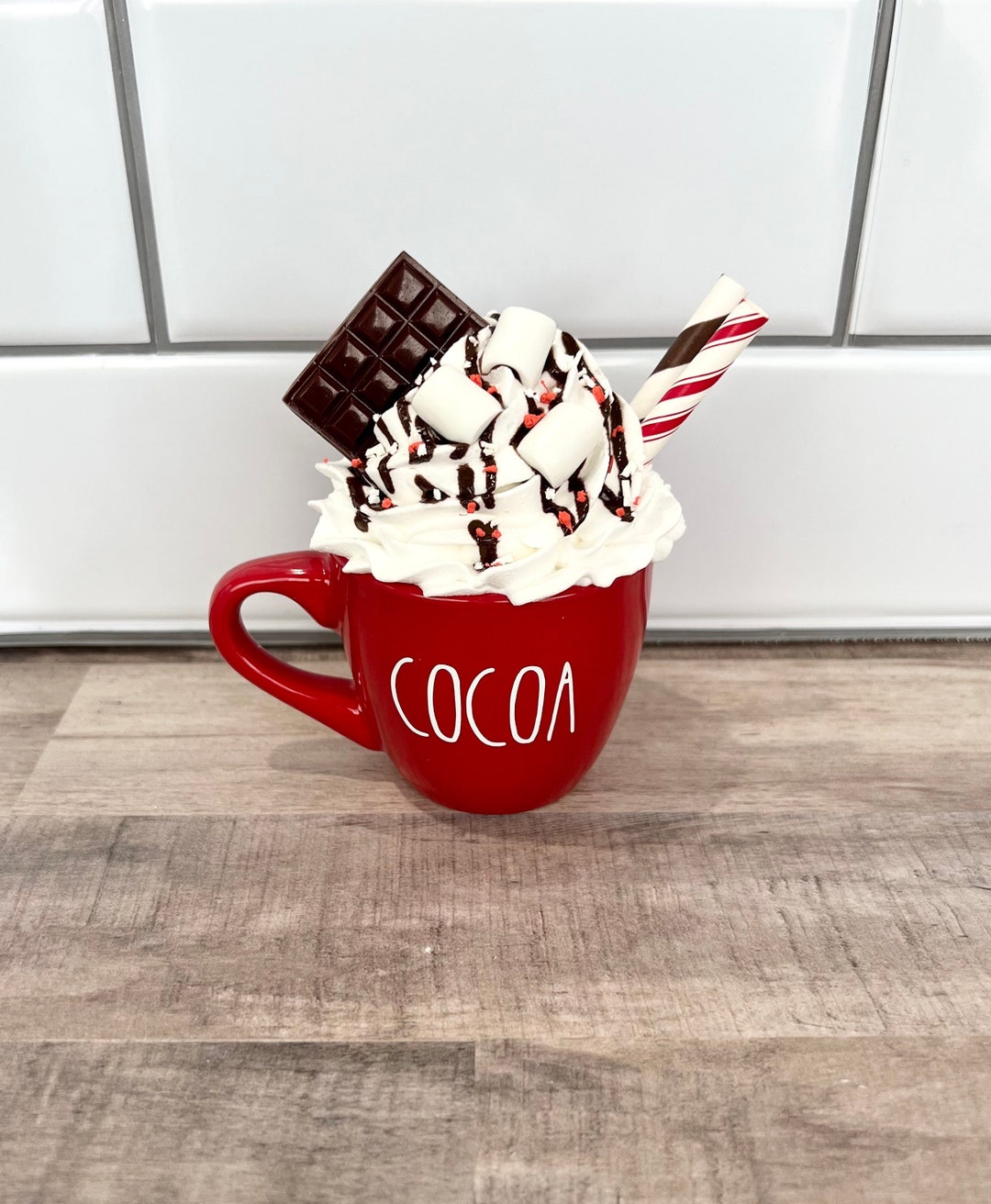 Mini Red cocoa Mug Hot Cocoa Mug for Hot Cocoa Tiered Tray Hot Cocoa ...