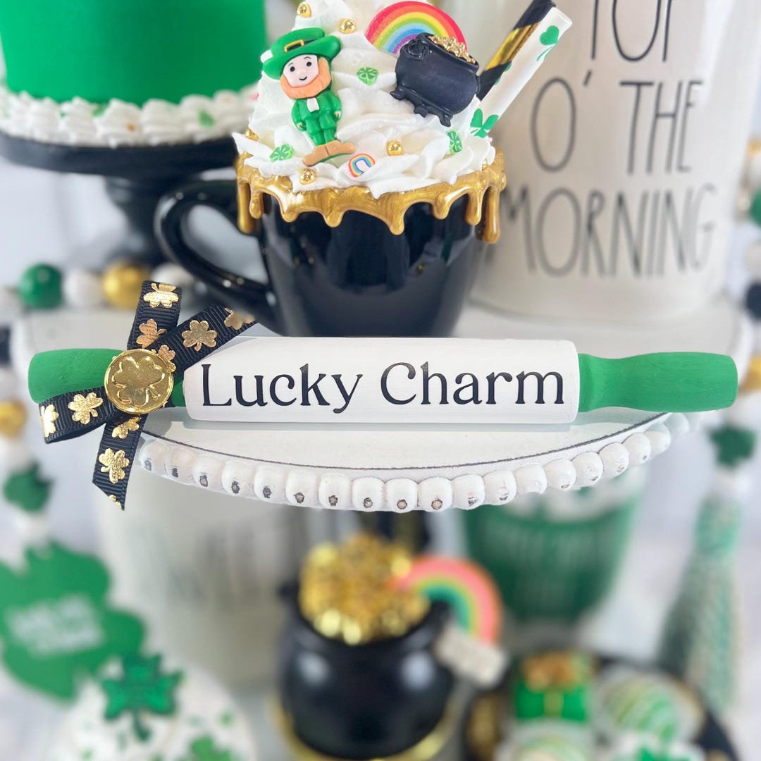 St. Patrick's Day Lucky Charm Mini Rolling Pin | St Patrick's Day ...