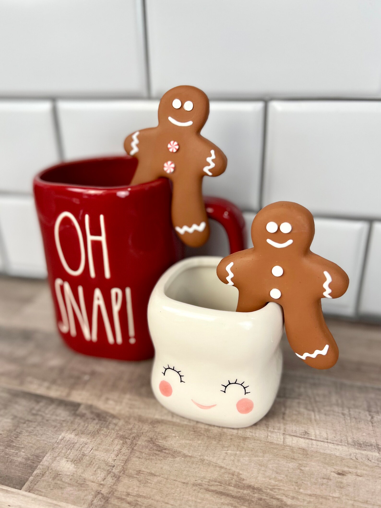 Gingerbread Man Mug Hugger Faux Gingerbread Cookie Mug - Etsy