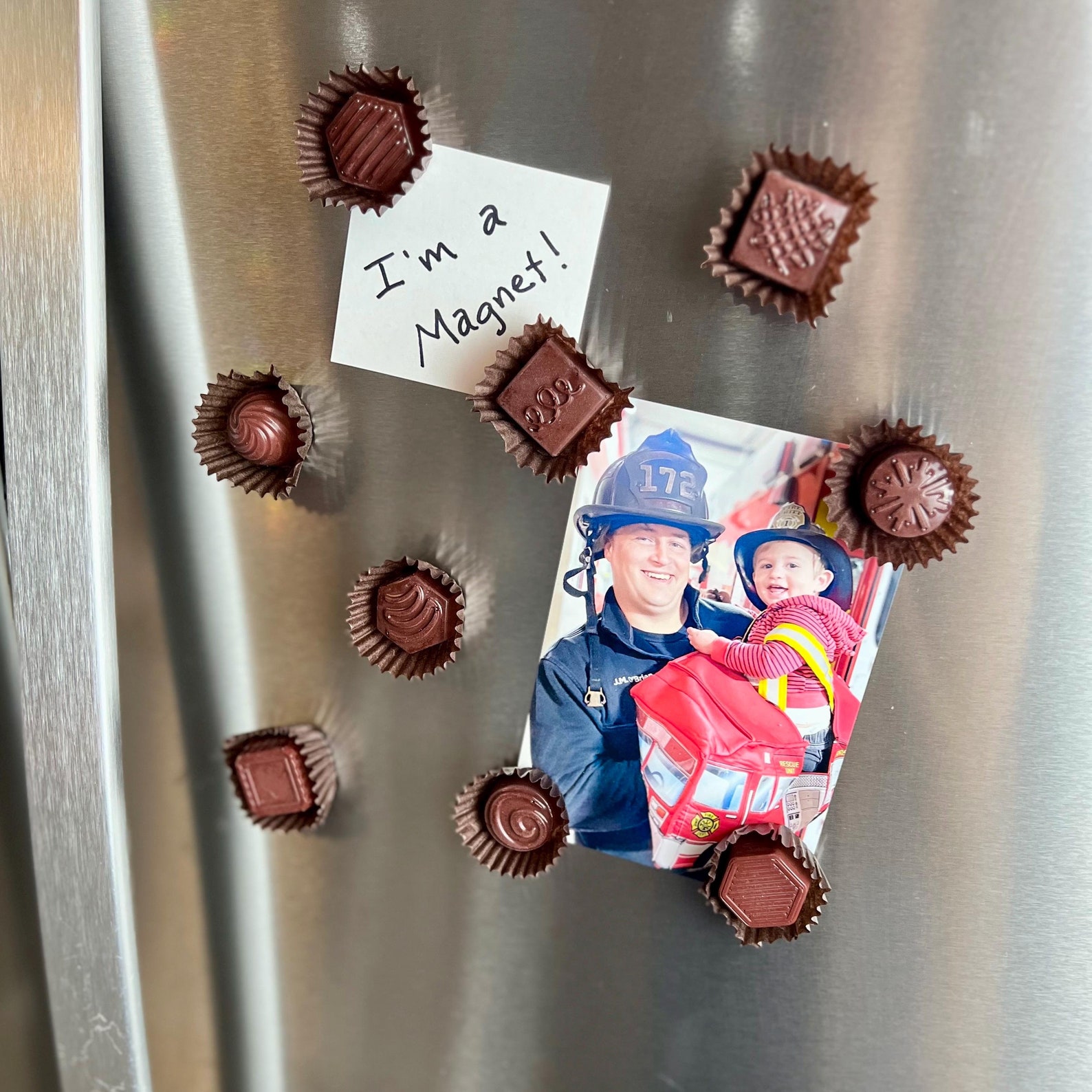 Fake Chocolate Truffle Fridge Magnets: Foodie Gift Set - Etsy
