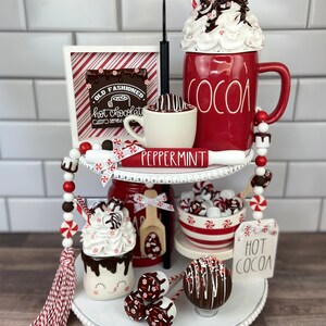 Hot Cocoa Marshmallow Mug Topper- Topper Only | Hot Cocoa Tiered Tray ...