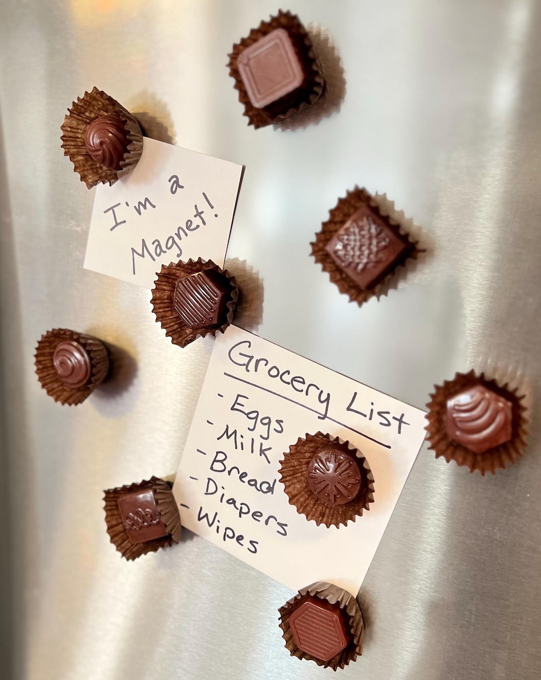 Fake Chocolate Truffle Fridge Magnets: Foodie Gift Set - Etsy