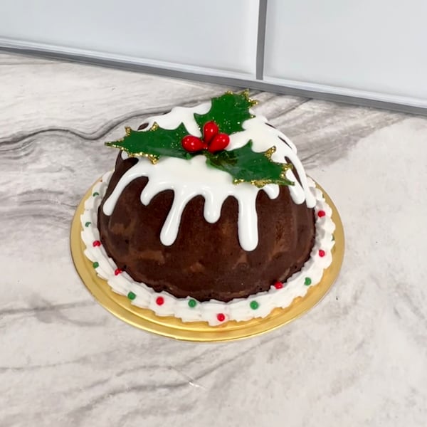 Fake Christmas Cake - Etsy