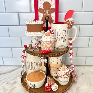 Small Fake Gingerbread Man Cake | Fake Christmas Cake | Faux ...