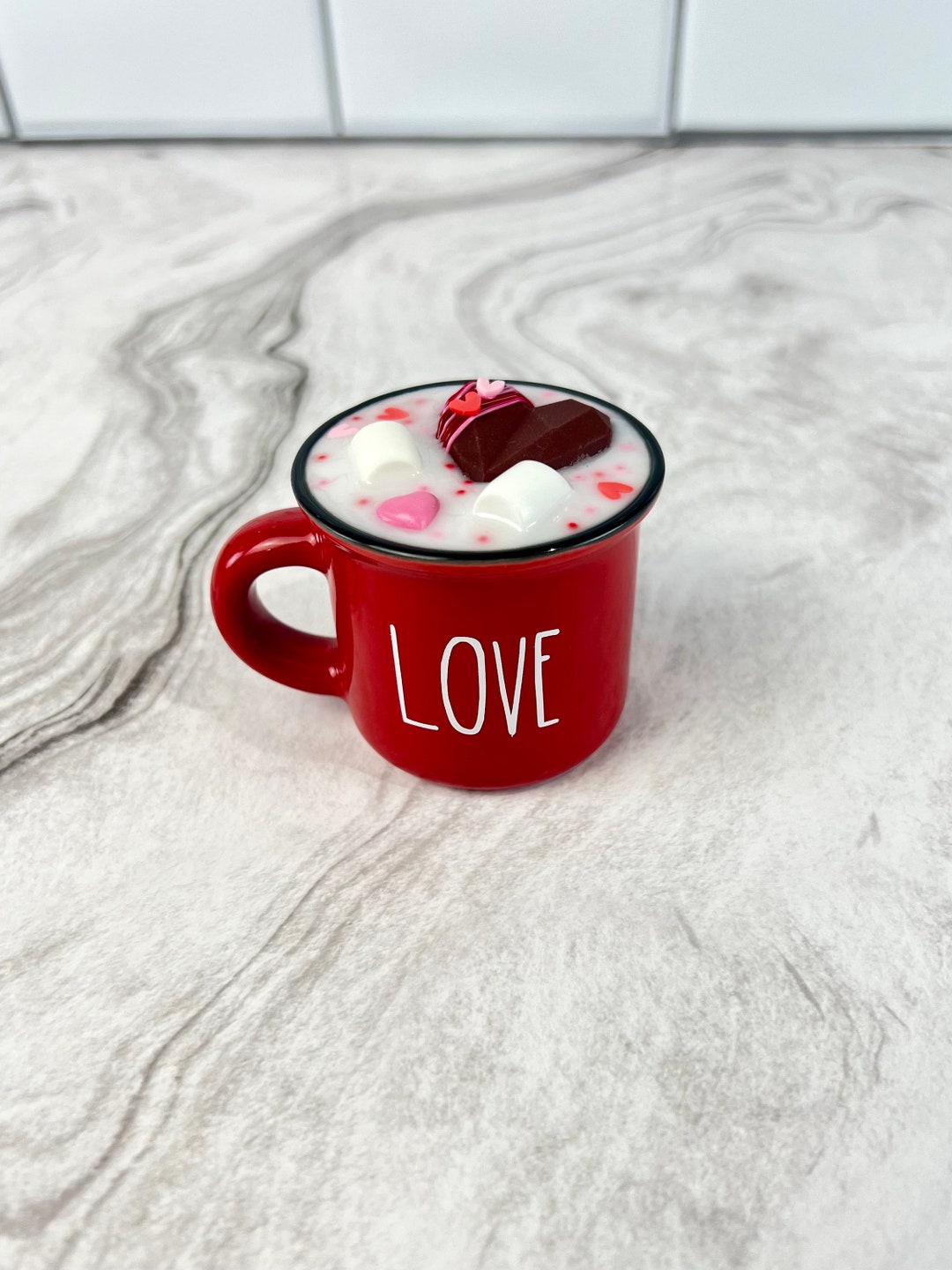 Small "love" Hot Cocoa Bomb Mug | Valentine's Day Hot Cocoa Tier Tray ...