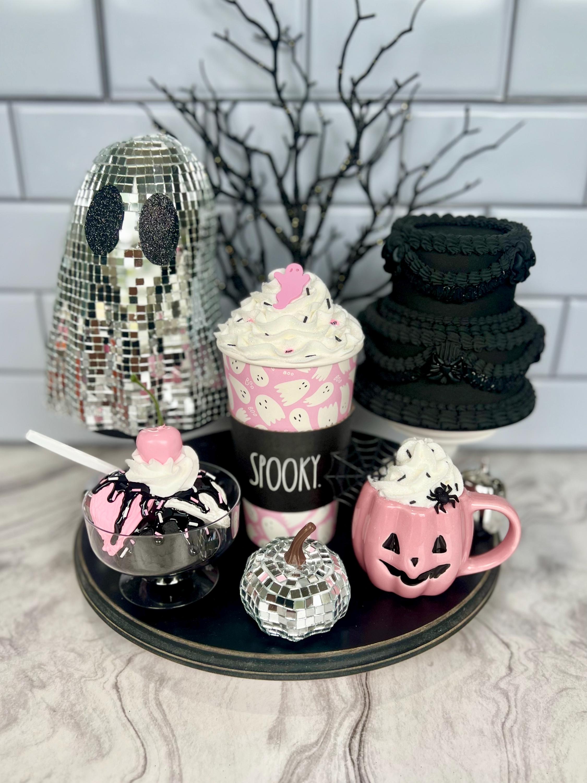 Faux Black Victorian Cake | Halloween Decor, Photo Prop - Etsy