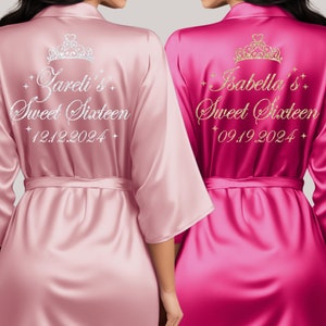 Personalized Sweet Sixteen Robes, 16th Birthday Gifts, Sweet 16, Sweet ...